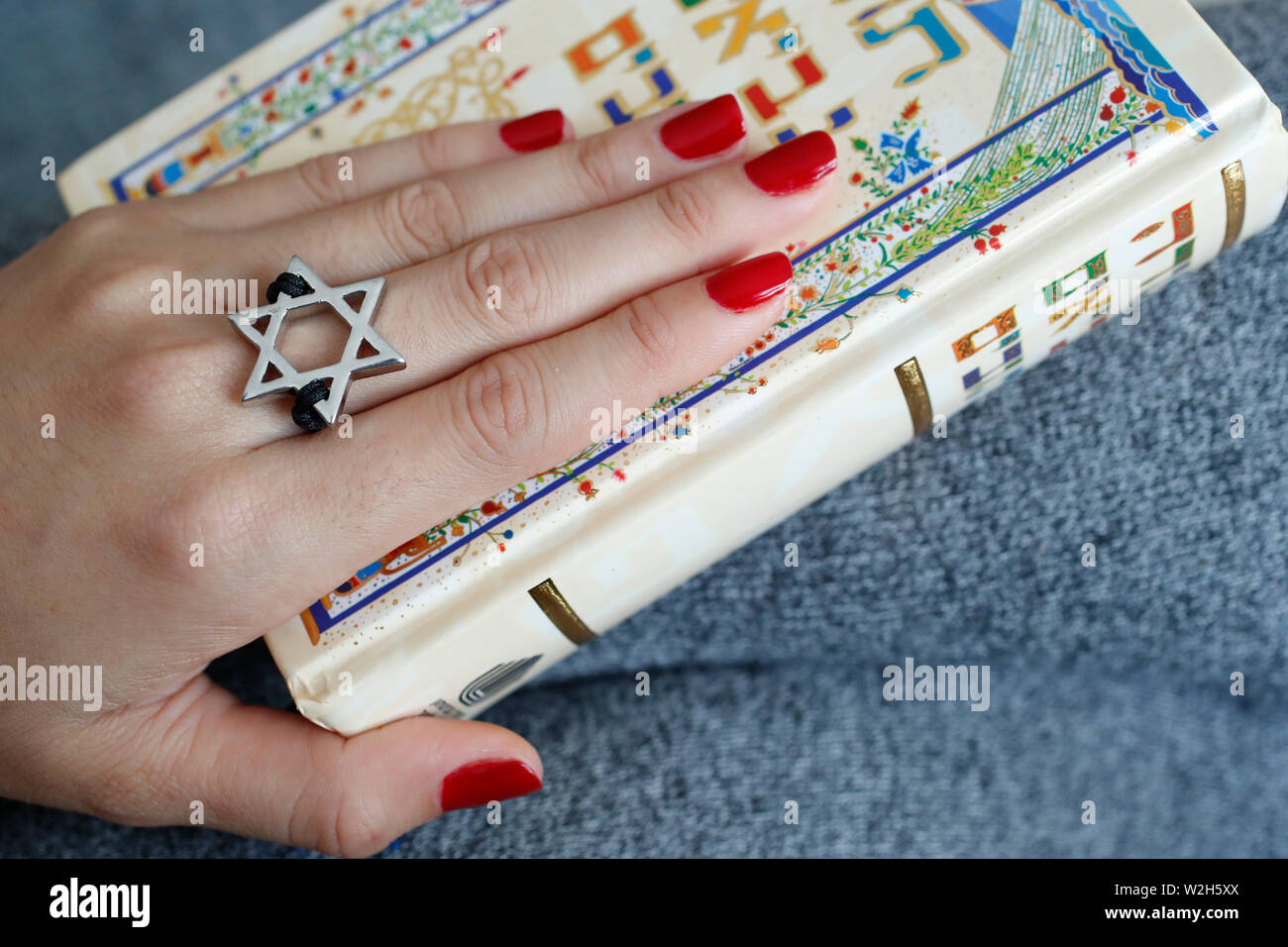 Torah and Star of David. Two symbols of judaism Stock Photo - Alamy