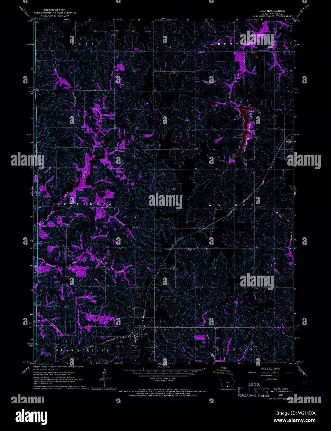 Clio map hi-res stock photography and images - Alamy