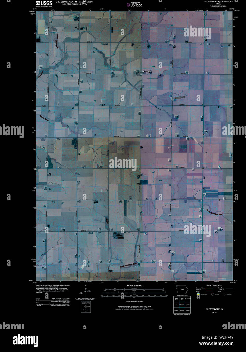Map of cloverdale hi-res stock photography and images - Alamy