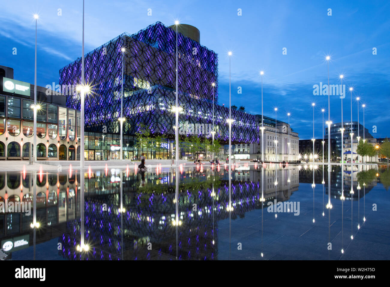 Centenary Square Birmingham. The hoardings were removed in July 2019 to ...