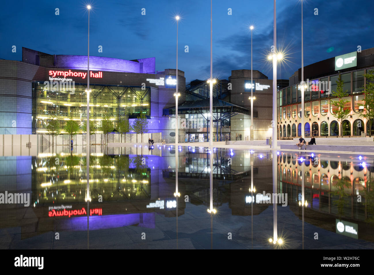 Centenary Square Birmingham. The hoardings were removed in July 2019 to ...