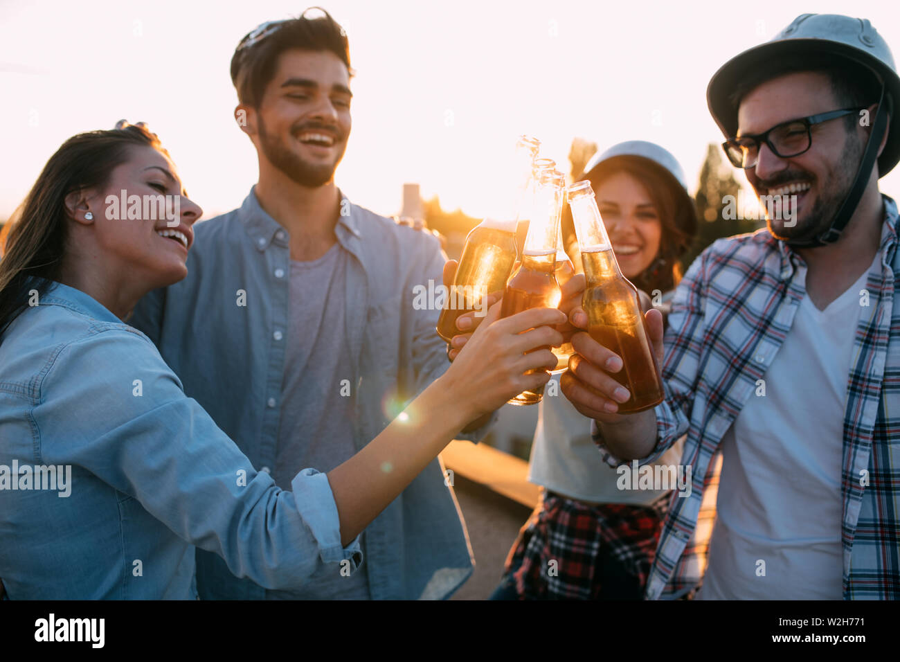 Rooftop balcony hi-res stock photography and images - Alamy