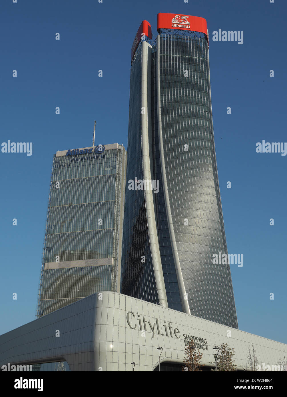 Arata isozaki and zaha hadid towers hi-res stock photography and images ...