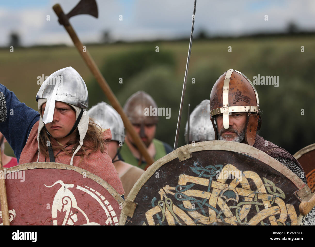 Viking shield hi-res stock photography and images - Alamy