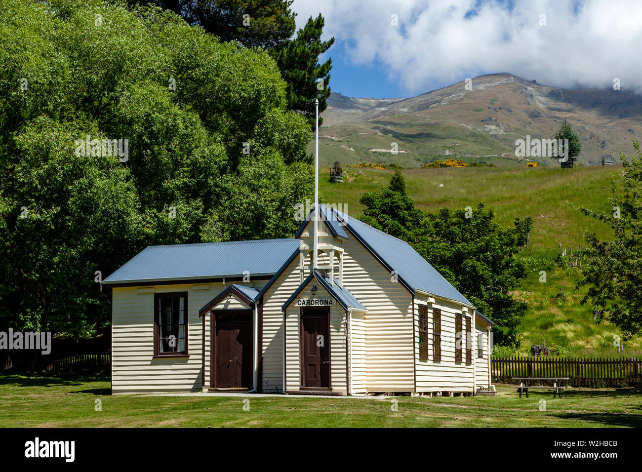 The Historic Cardrona Hall In The Village of Cardrona, (near Wanaka ...