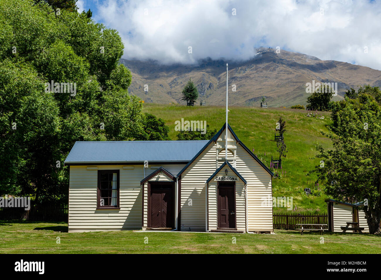 The Historic Cardrona Hall In The Village of Cardrona, (near Wanaka ...
