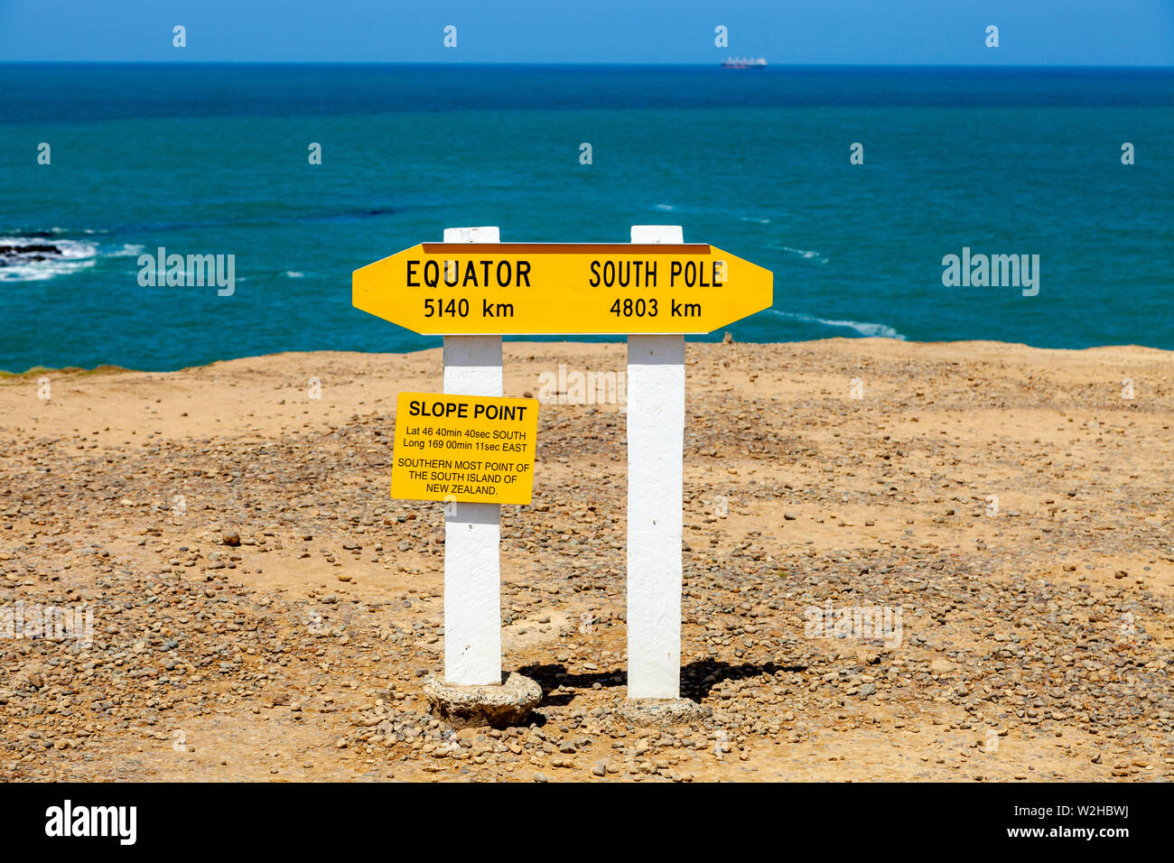 Slope Point (The Southernmost Point In South Island), South Island, New ...