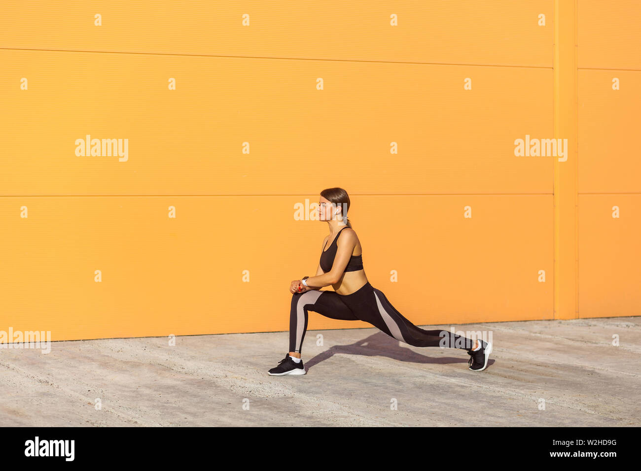 Raised legs pose hi-res stock photography and images - Alamy