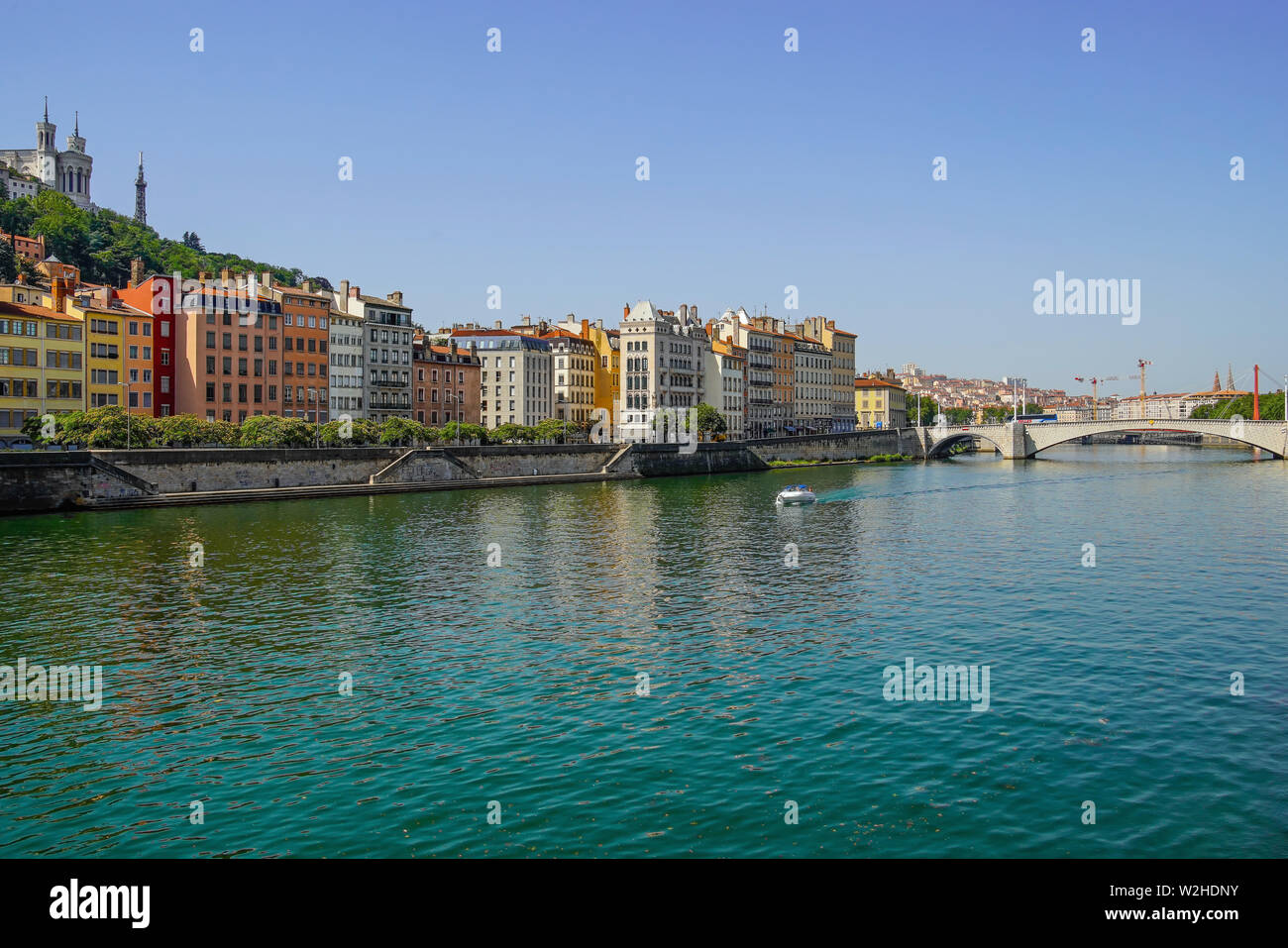 Lyon bridges hi-res stock photography and images - Alamy
