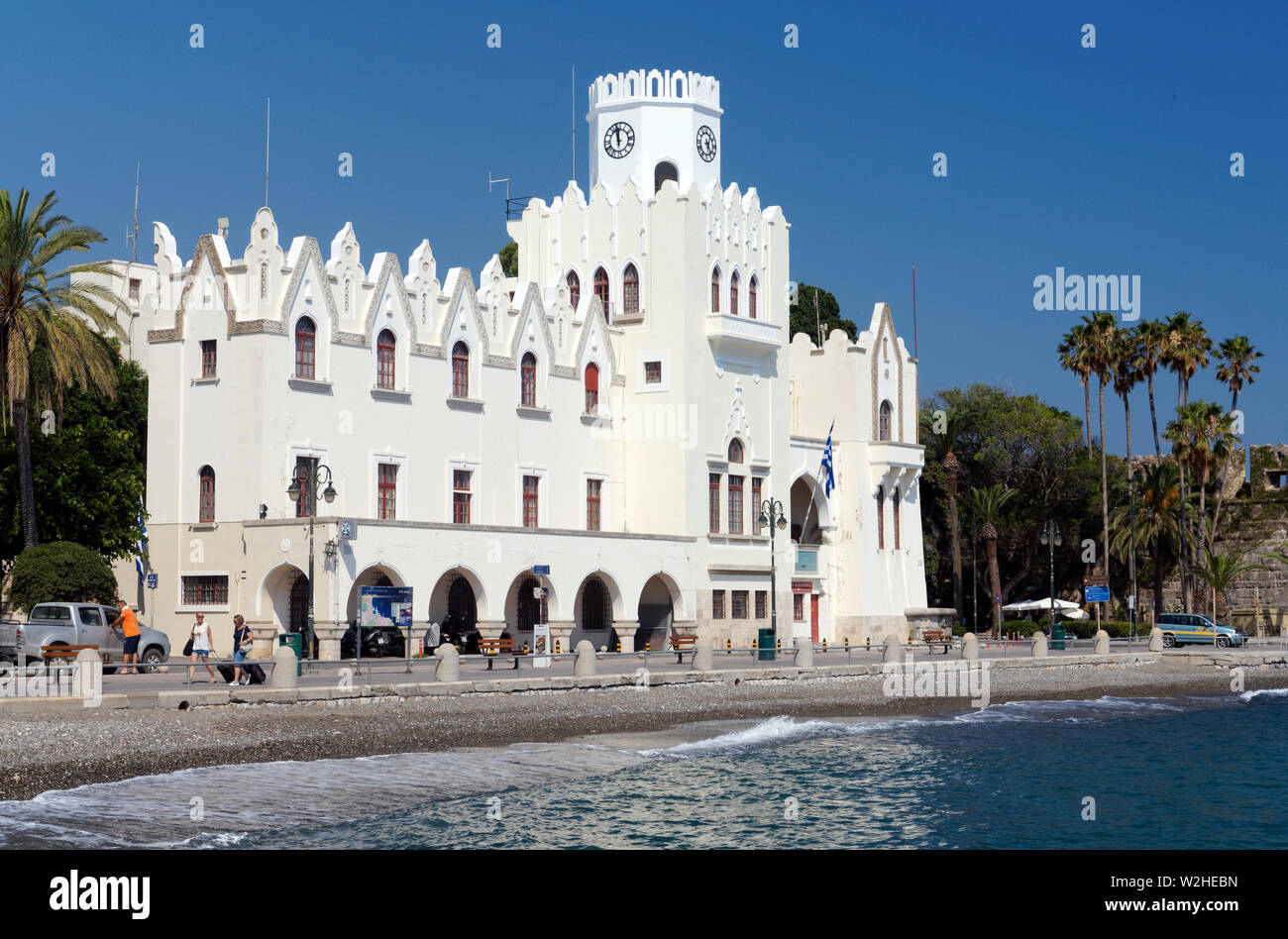 The Law Courts or Government building built by the Italians during the ...