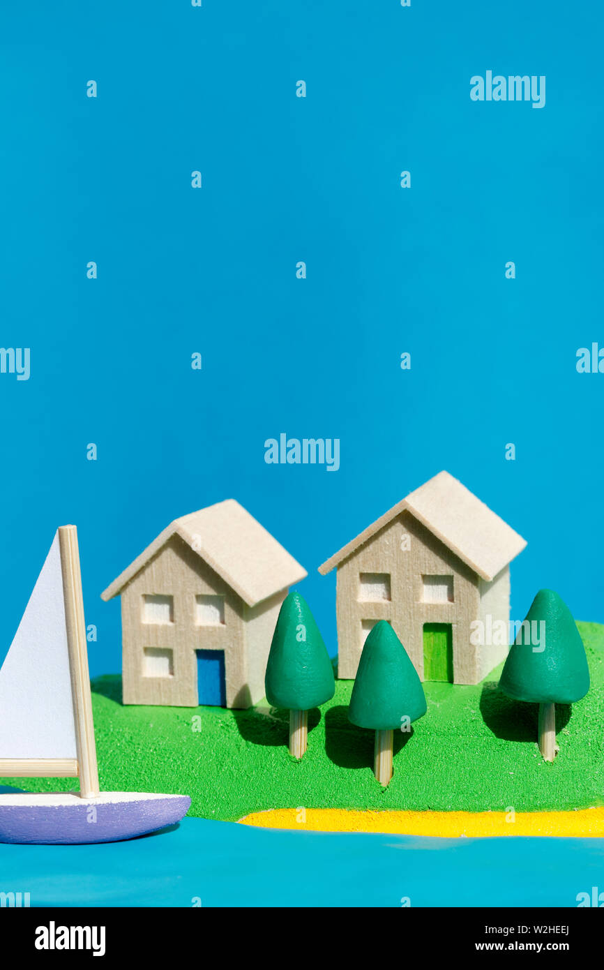Miniature beach house hi-res stock photography and images - Alamy