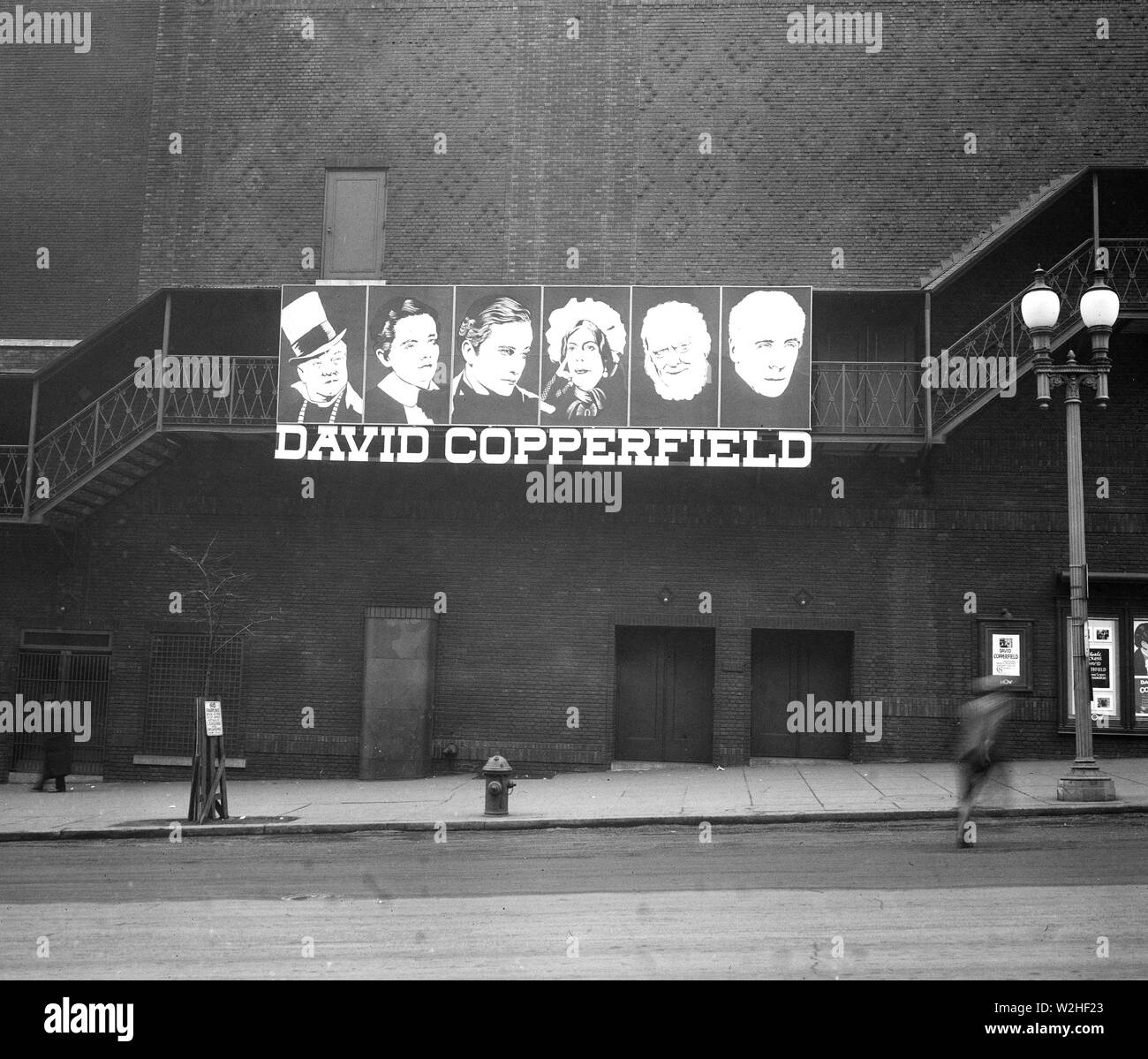 David Copperfield poster for Lew Brown, Fox Theatre ca. February 1935 ...