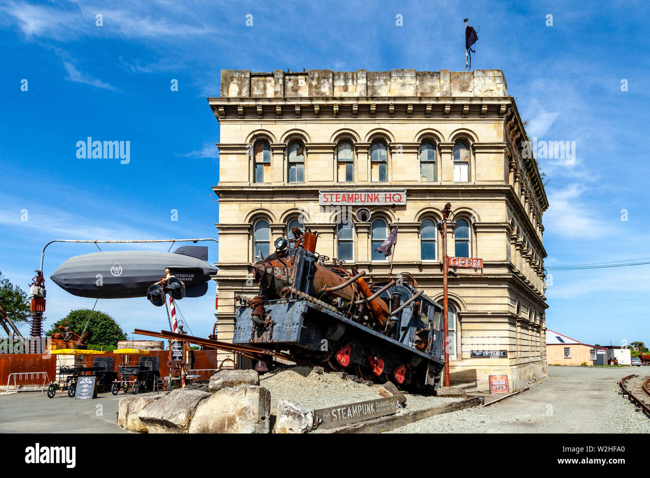 The Steampunk HQ Gallery, Victorian Heritage Precinct, Oamaru, North ...