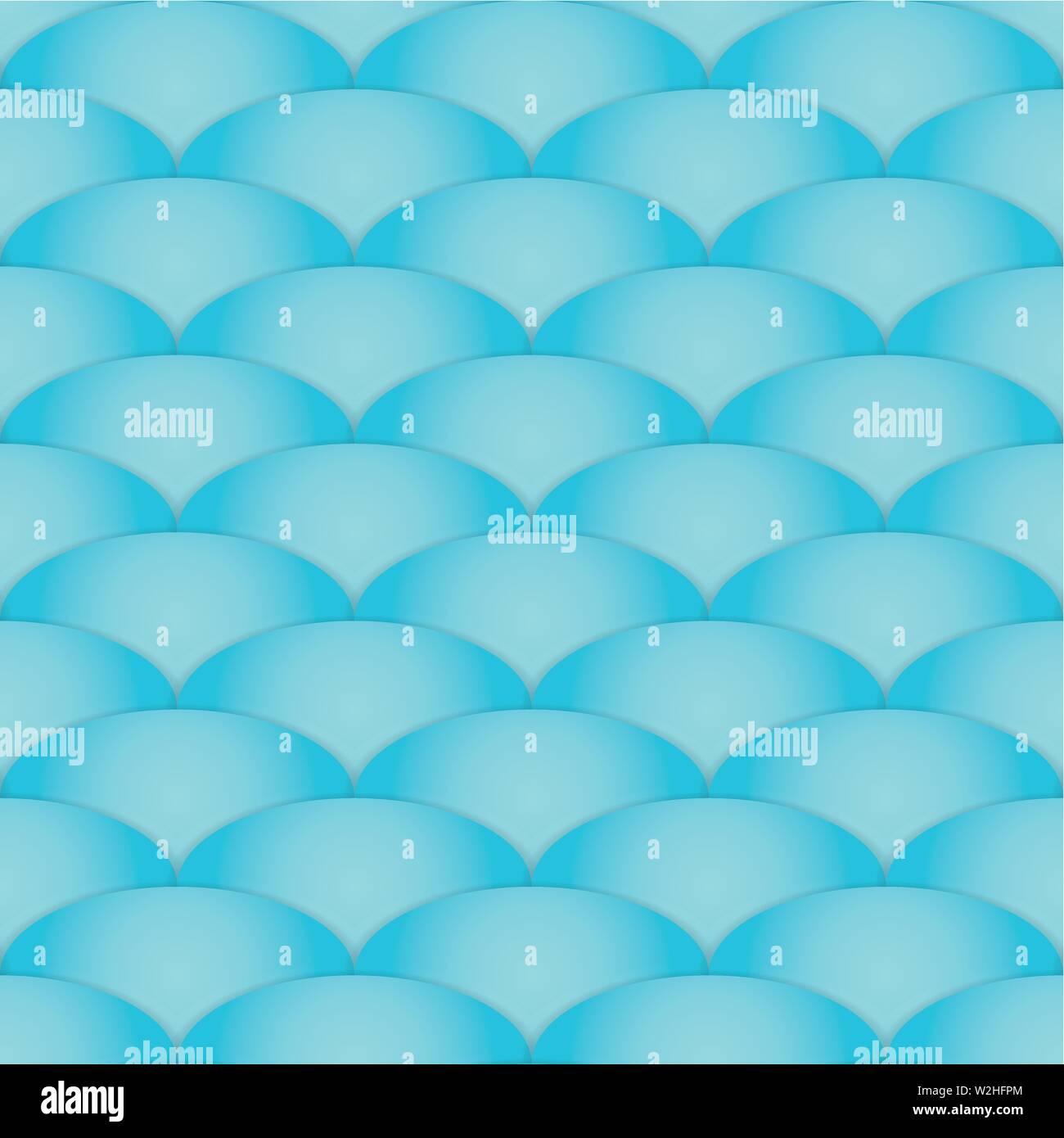 Blue cut wave seamless pattern. Sea background. Vector illustration ...