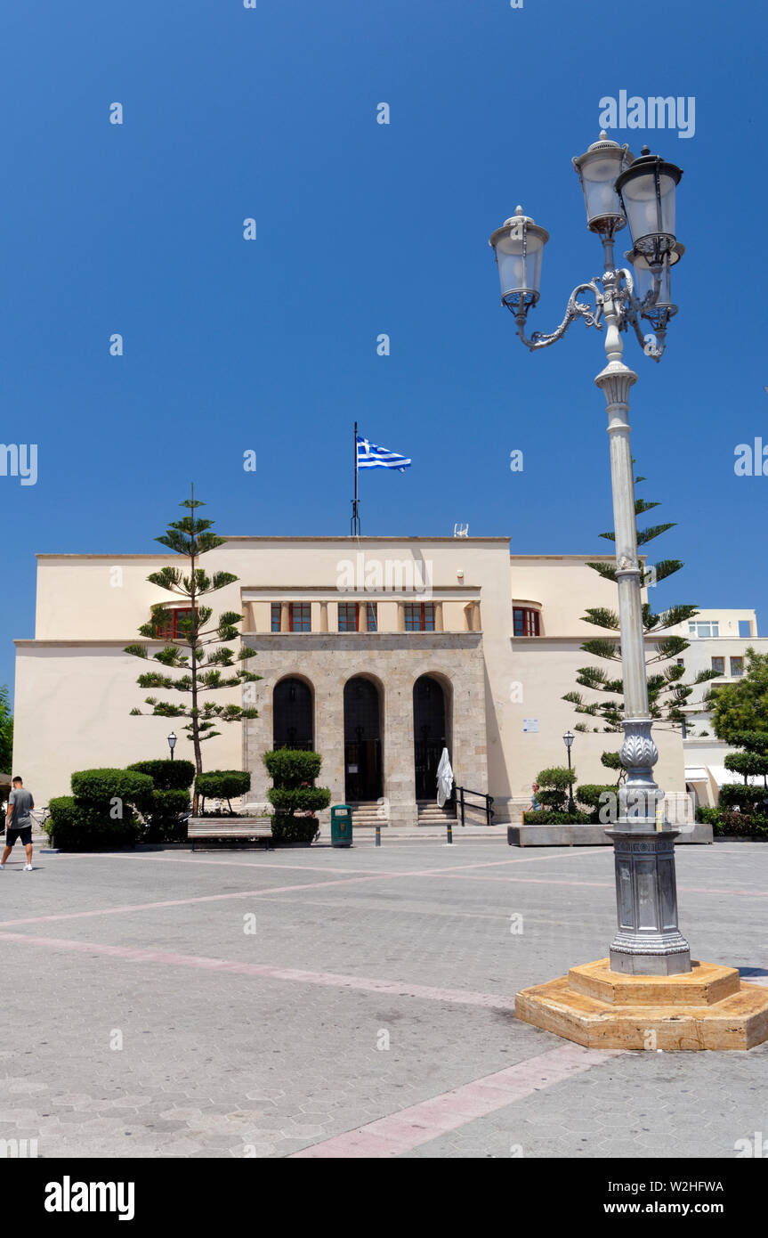 The Archaeological Museum, Eleftheria Square, Kos Town, Kos Island ...