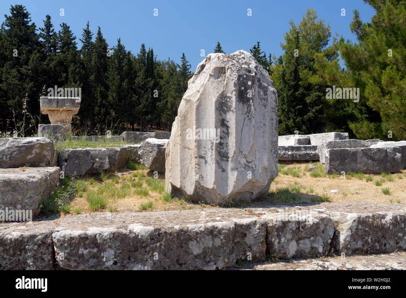 The Doric Temple of Asklepios, The Asklepion, Kos Island, Dodecanese ...