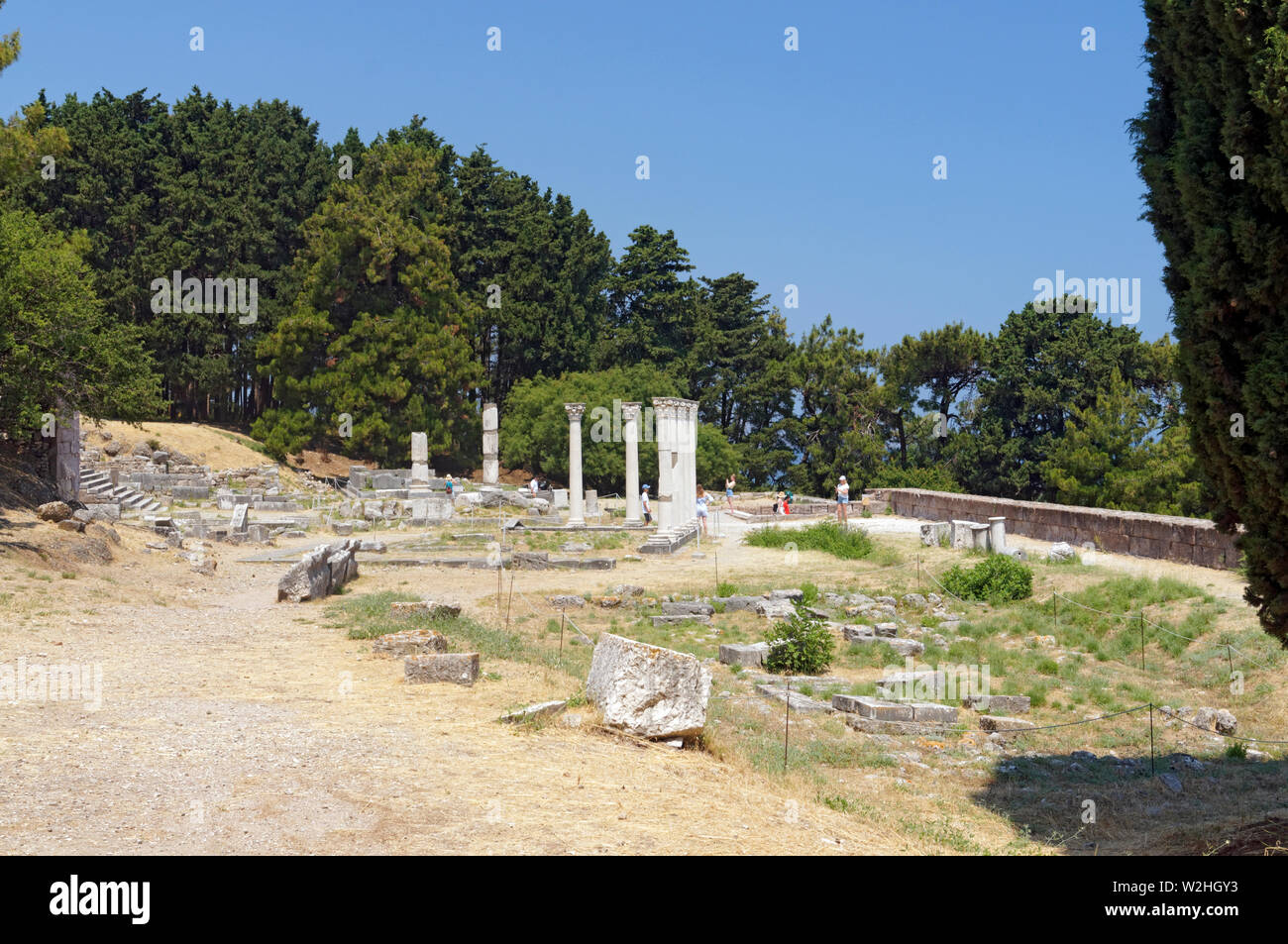 The Corinthian Temple of Apollo, Asklepion, Kos Island, Dodecanese ...
