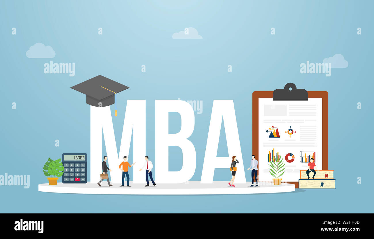 mba master of business administration business concept education degree ...