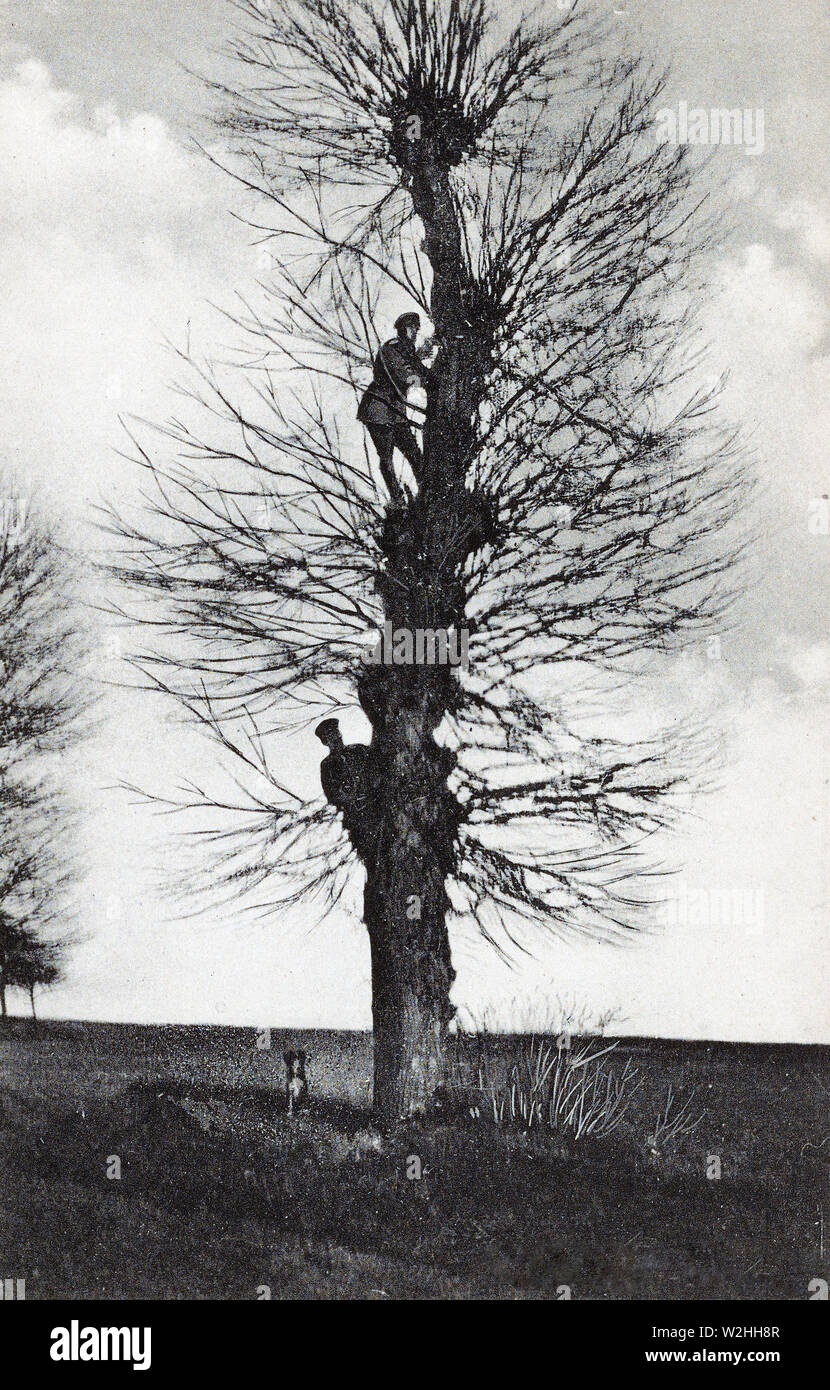 Lookout post of german soldiers hi-res stock photography and images - Alamy