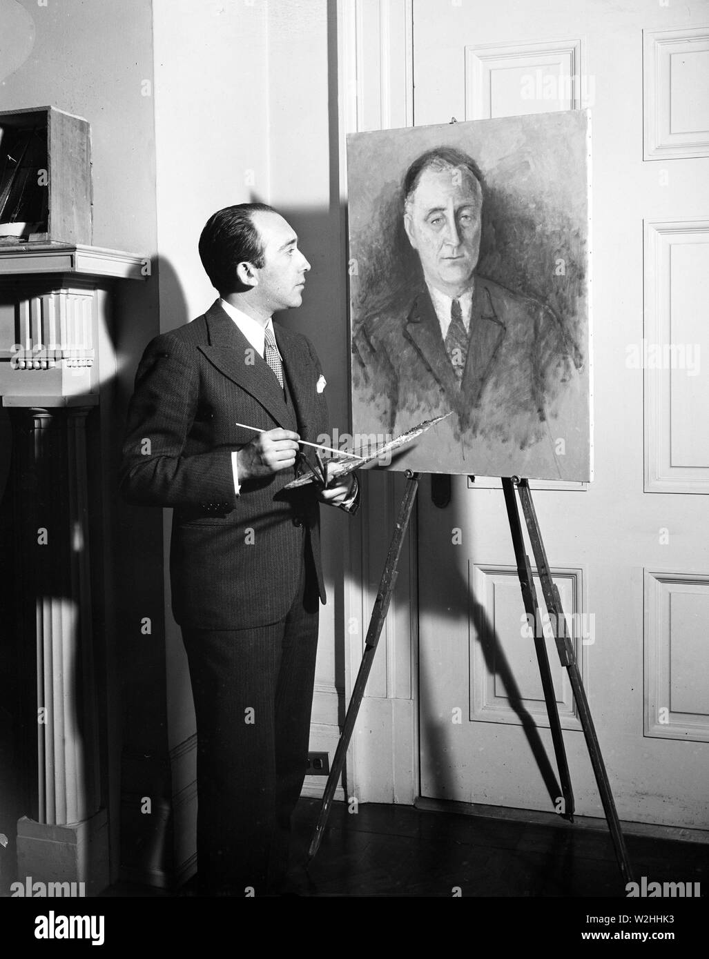1930s roosevelt painting hi-res stock photography and images - Alamy