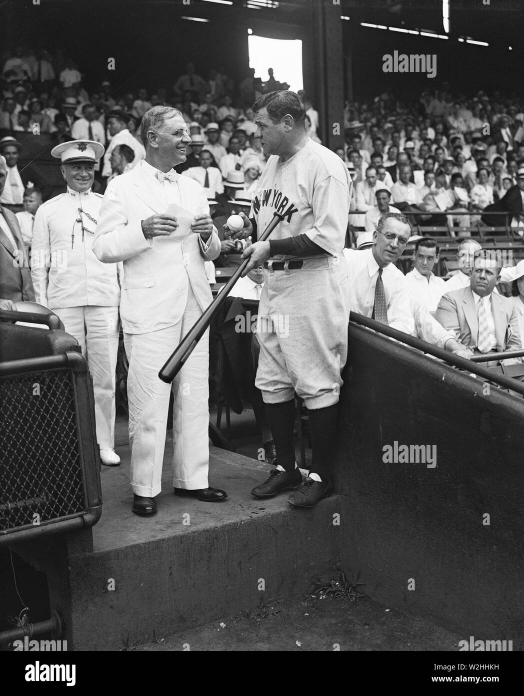New York Yankees Baseball Player Babe Ruth ca. 1934 Stock Photo - Alamy