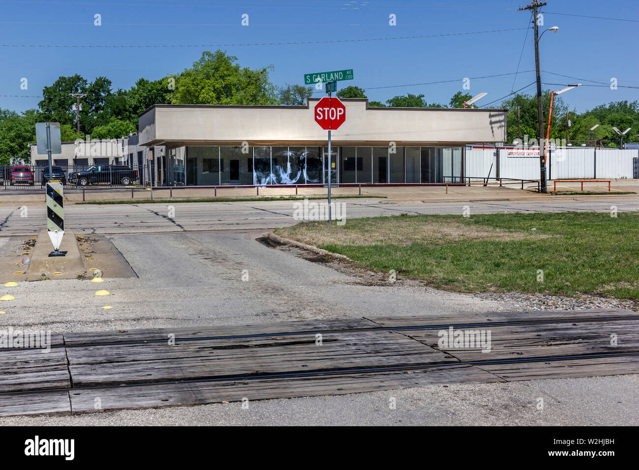 Rail road signs hi-res stock photography and images - Alamy