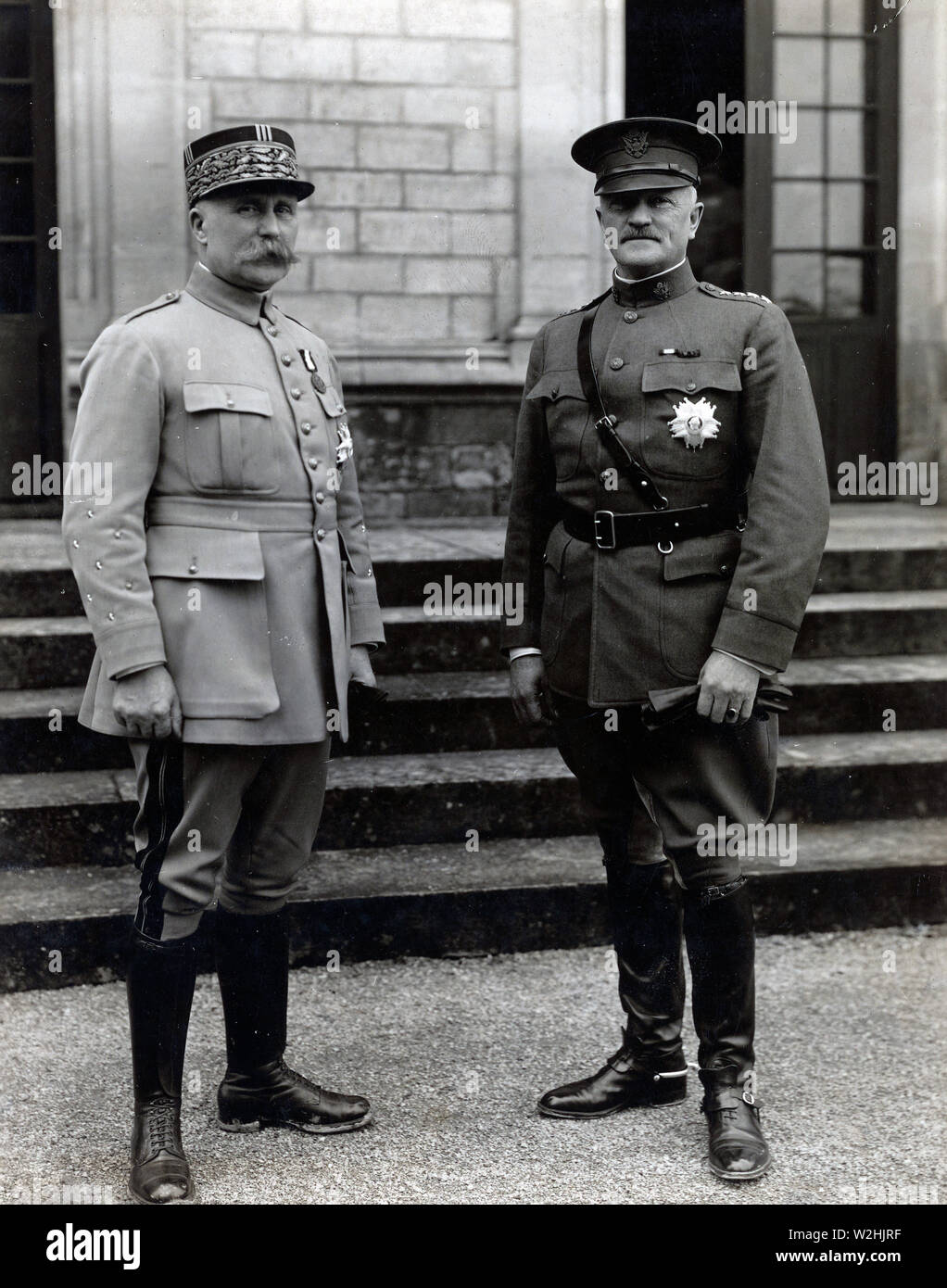 Marshall petain and general pershing hi-res stock photography and ...