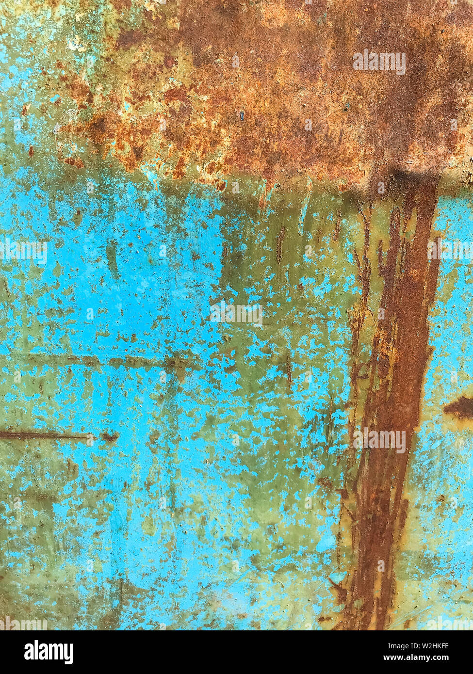 Old rusty painted metal surface Stock Photo - Alamy