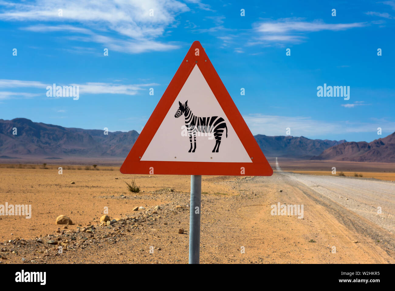 Caution zebra sign hi-res stock photography and images - Alamy