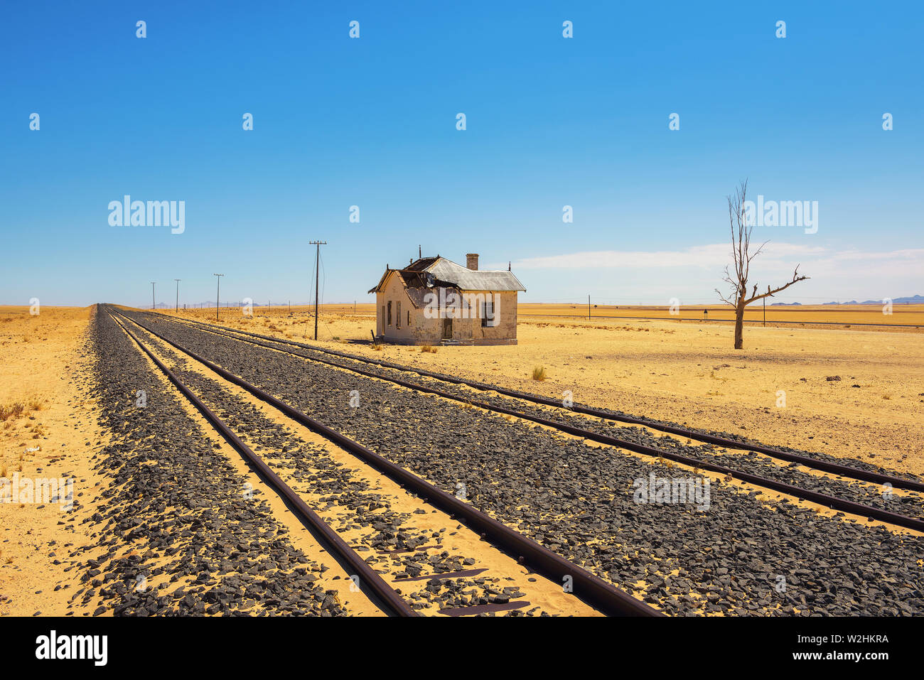 Abandoned Garub Railway Station in Namibia located on the road to ...