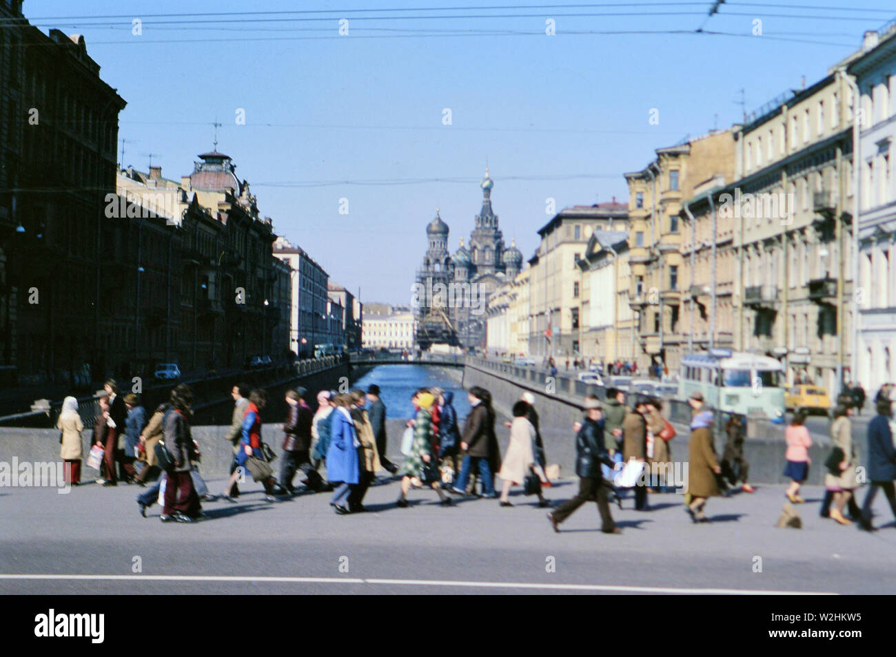Moscow street scene 1978 hi-res stock photography and images - Alamy