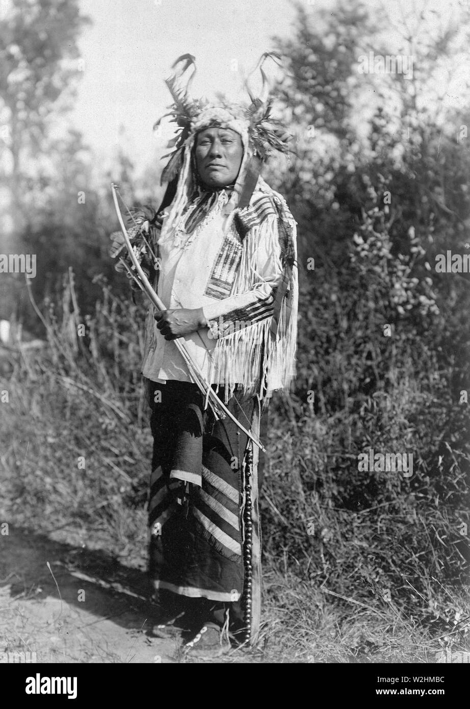 Edward S. Curtis Native American Indians - Long Time Dog, full-length ...