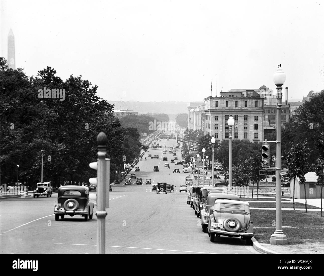 Washington D.C. street scene ca. 1935 Stock Photo - Alamy