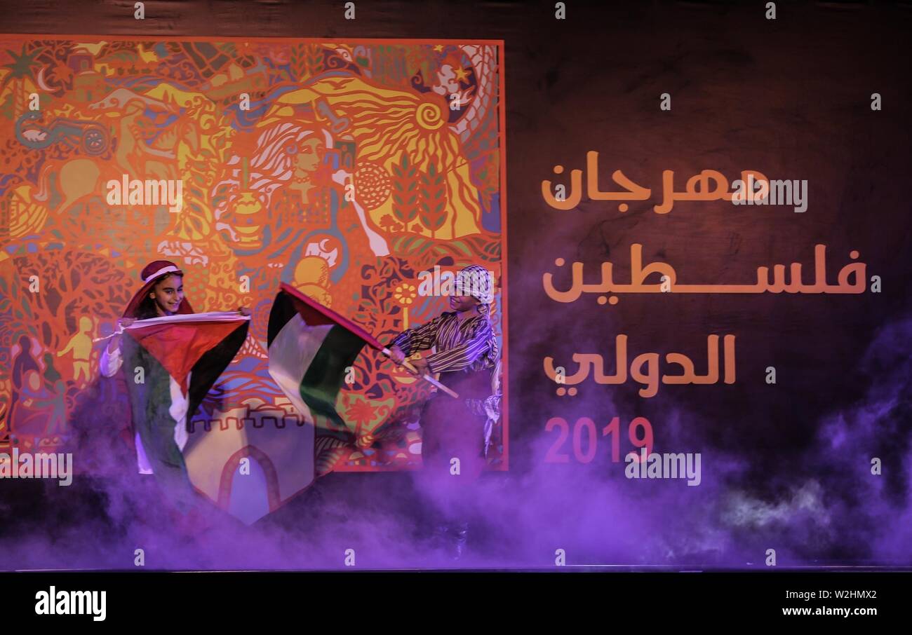 Gaza City, The Gaza Strip, Palestine. 8th July, 2019. Palestinians ...