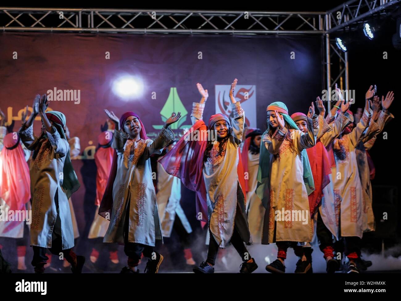 Gaza City, The Gaza Strip, Palestine. 8th July, 2019. Palestinians ...