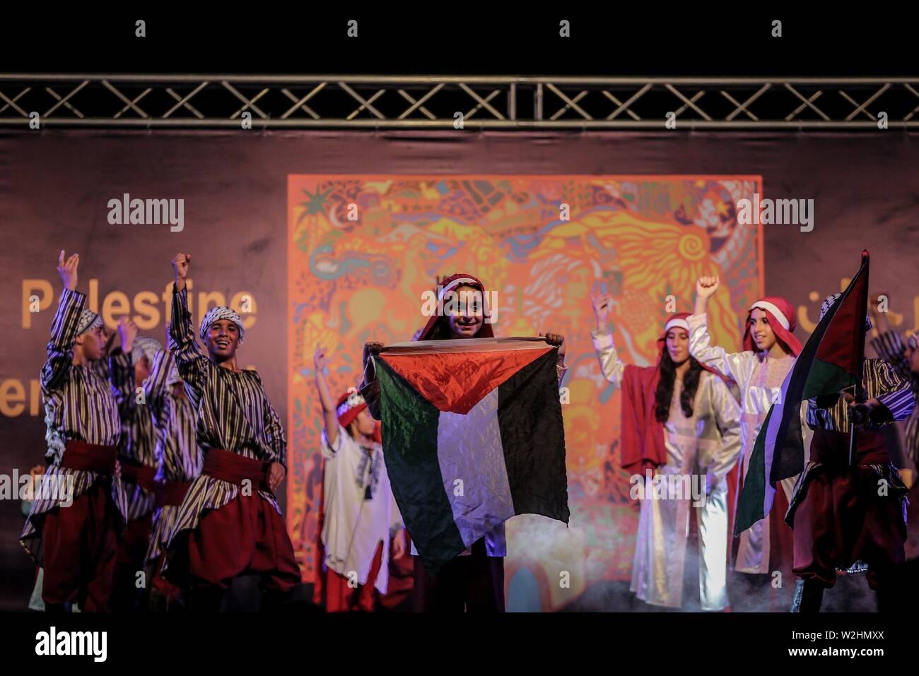 Gaza City, The Gaza Strip, Palestine. 8th July, 2019. Palestinians ...