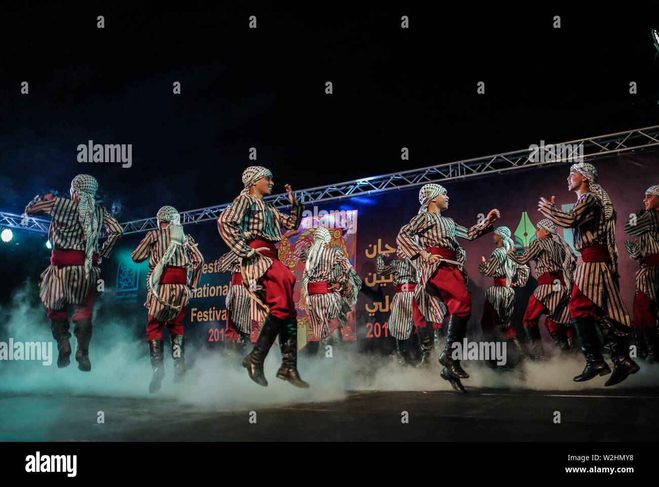 Gaza City, The Gaza Strip, Palestine. 8th July, 2019. Palestinians ...