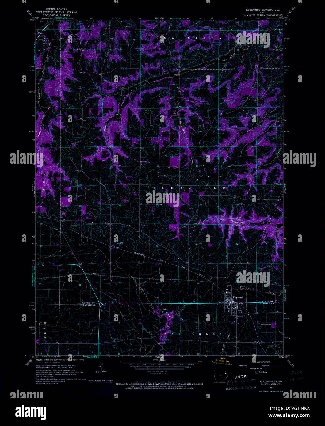 Map of edgewood hi-res stock photography and images - Alamy