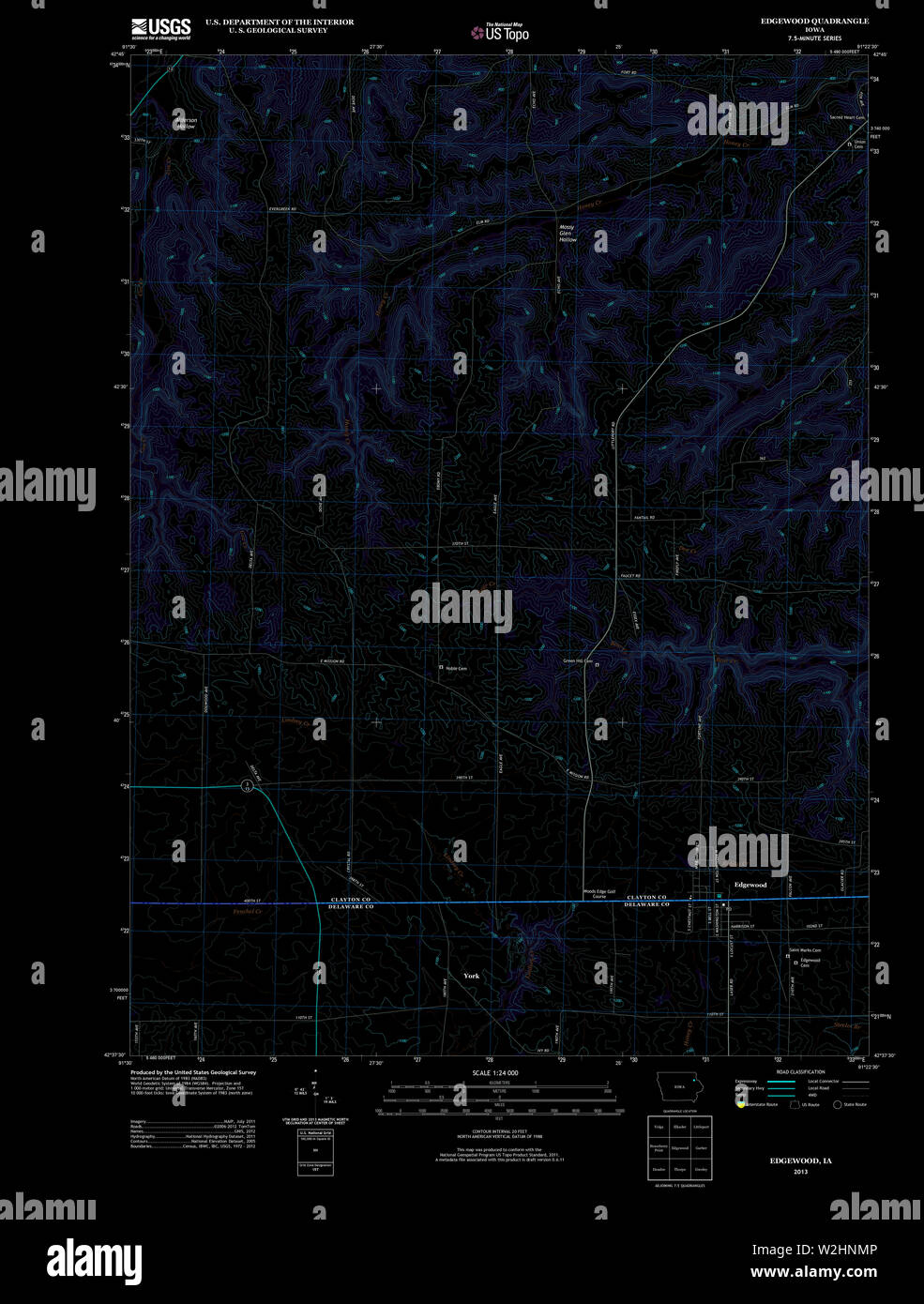Map of edgewood hi-res stock photography and images - Alamy