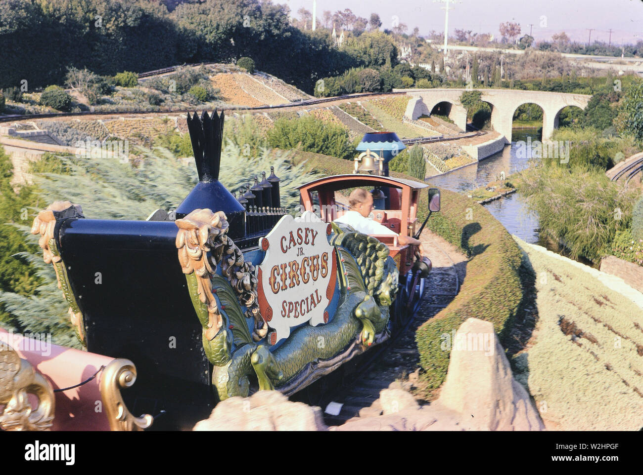 Casey Jr. Circus Special - Train ride attraction at Disneyland ca. 1966 ...