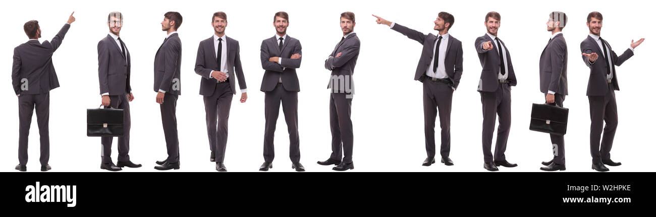 collage of photos of a modern young businessman Stock Photo - Alamy