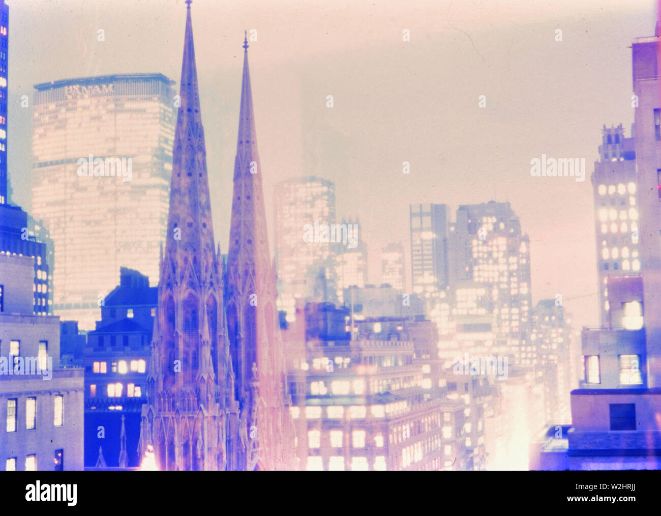 1965 new york city skyline hi-res stock photography and images - Alamy