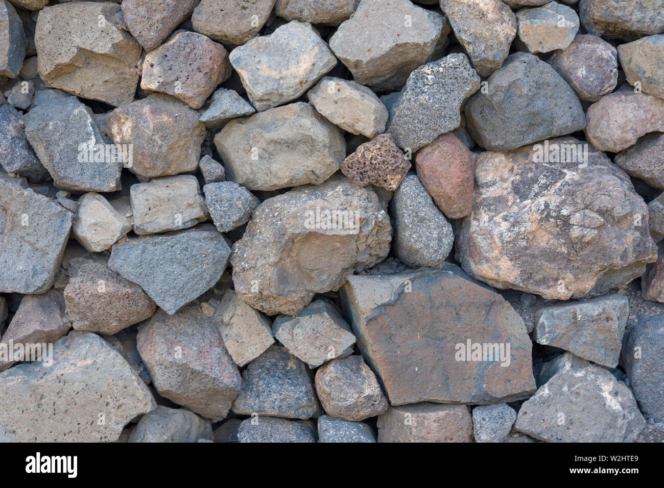 Texture of stones and cobblestones with sharp edges. Natural stones ...