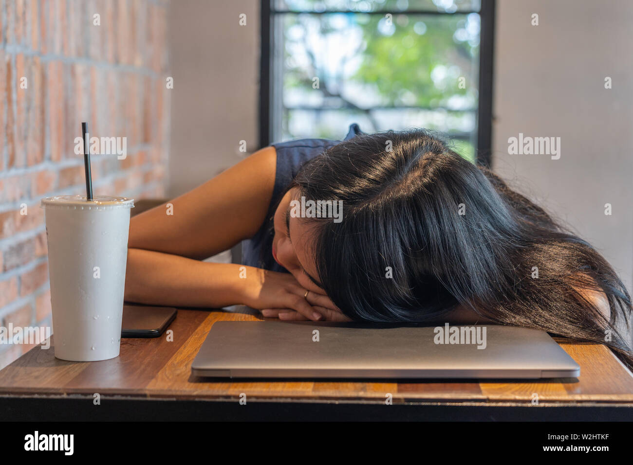 Overworked executive woman falling hi-res stock photography and images ...