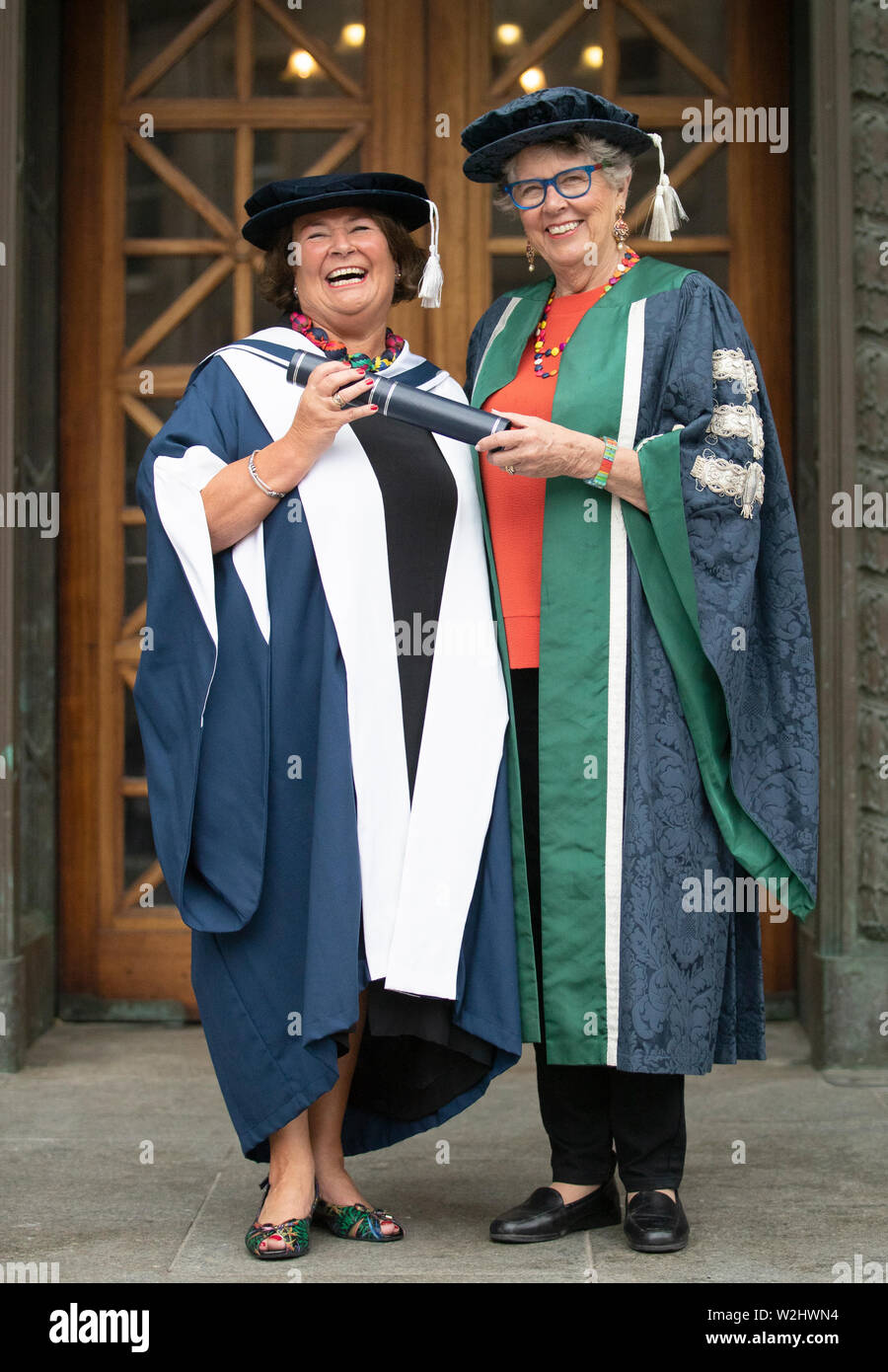 Judge on hit tv series the great british bake off hi-res stock ...