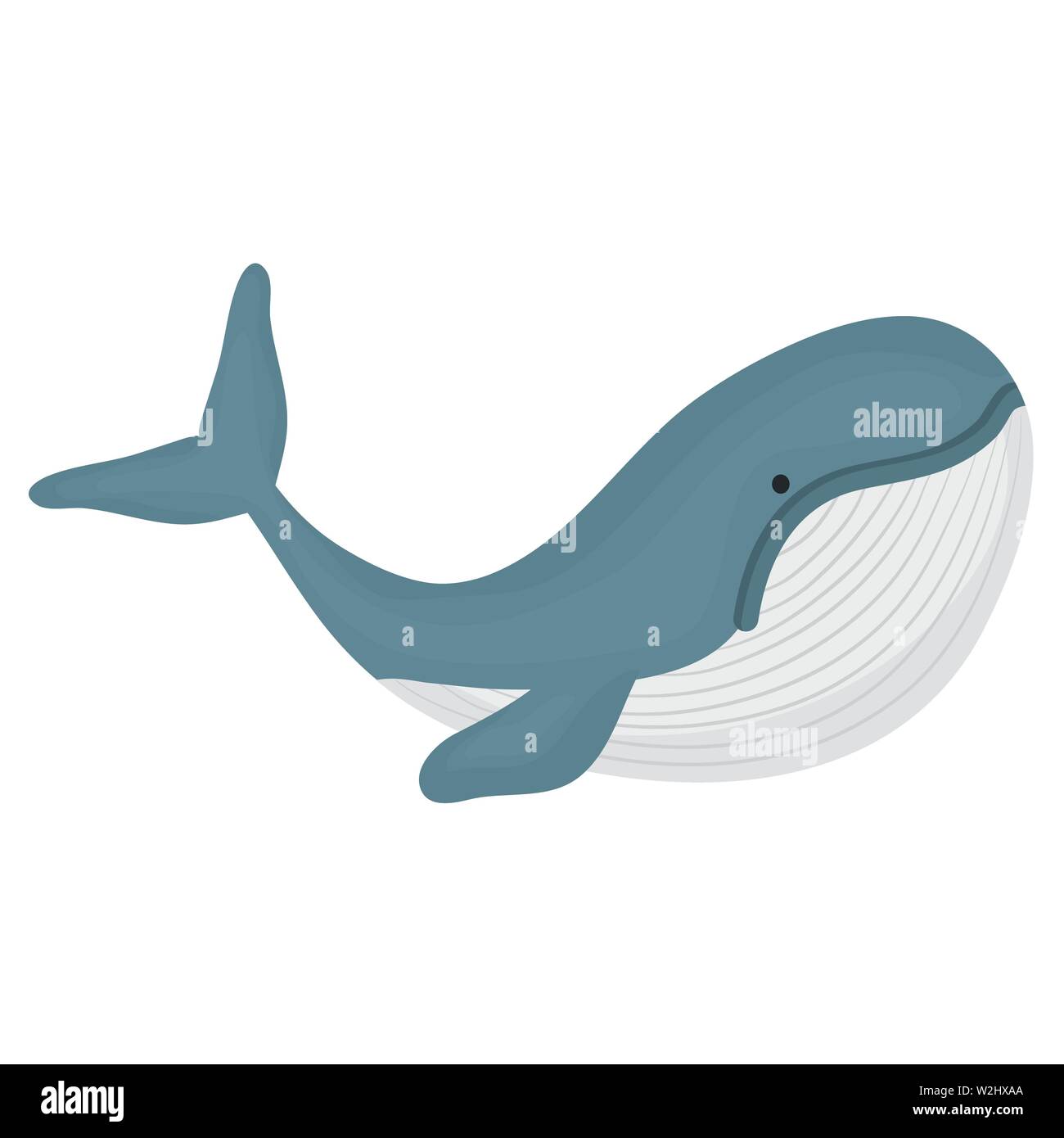 cute whale childish character vector illustration design Stock Vector ...