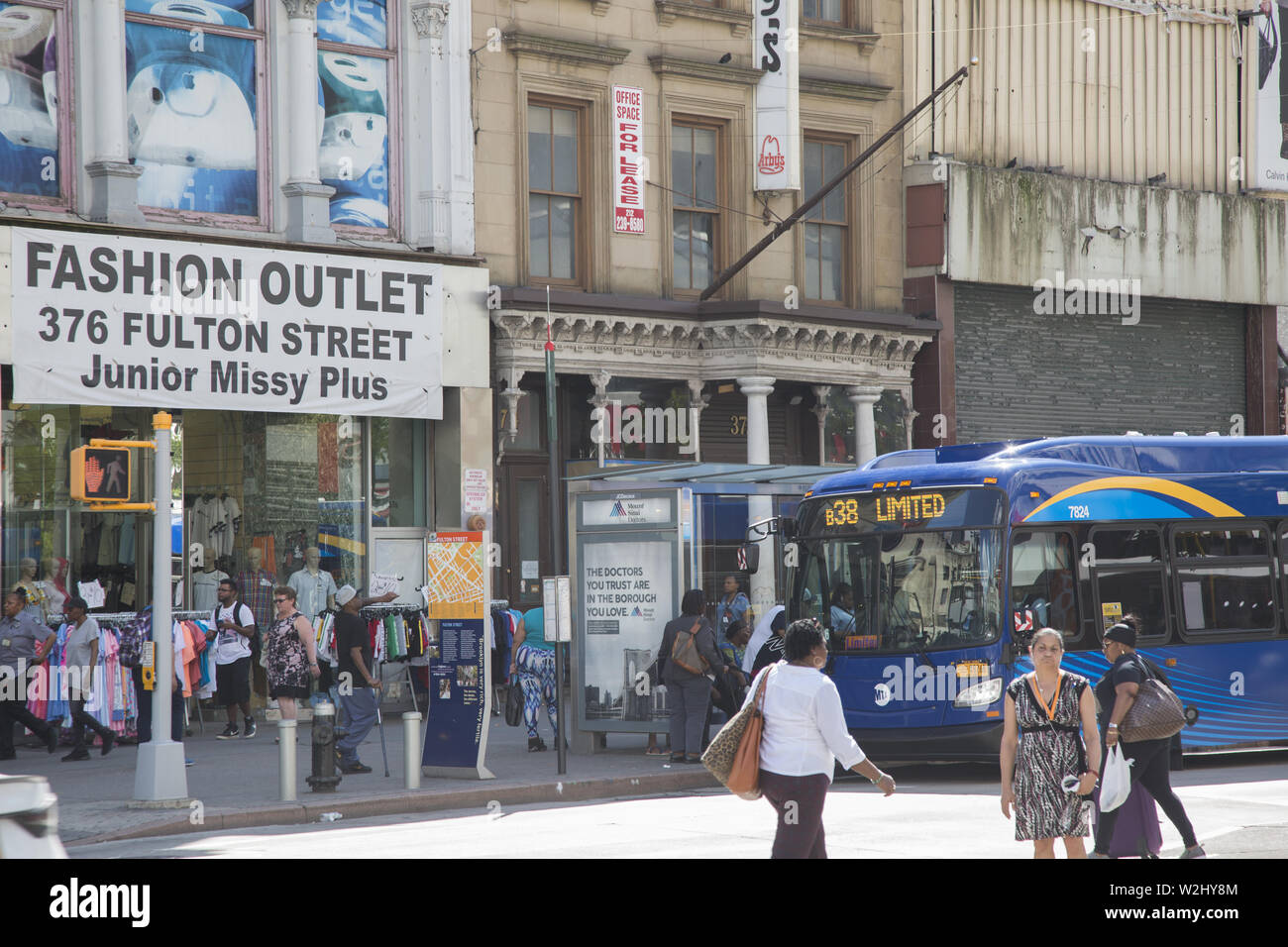 Fulton mall brooklyn hi-res stock photography and images - Alamy