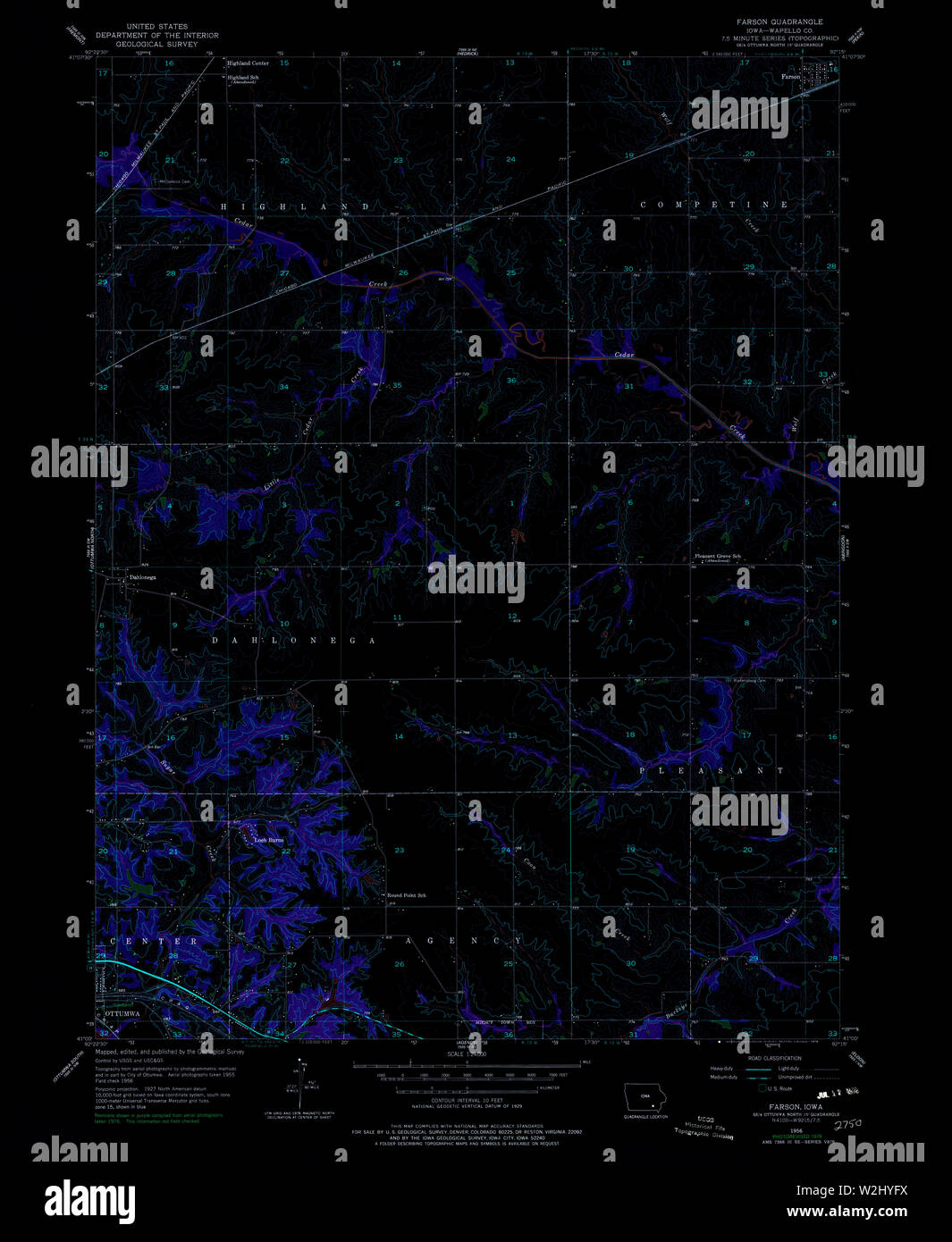 Farson map hi-res stock photography and images - Alamy