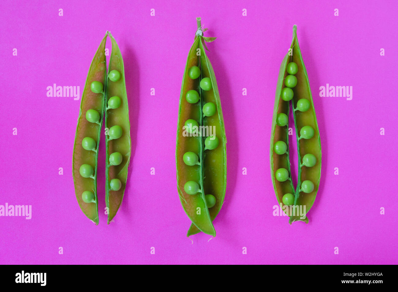 Three Peas High Resolution Stock Photography and Images - Alamy