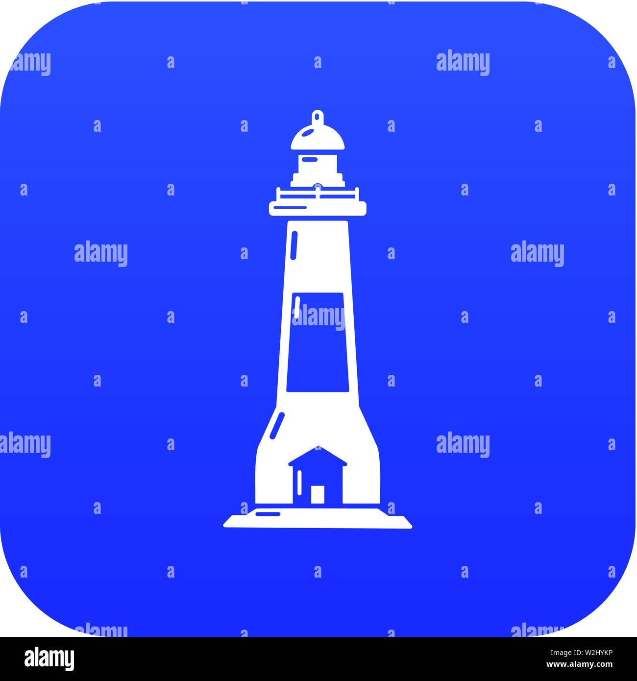 Lighthouse icon blue vector Stock Vector Image & Art - Alamy